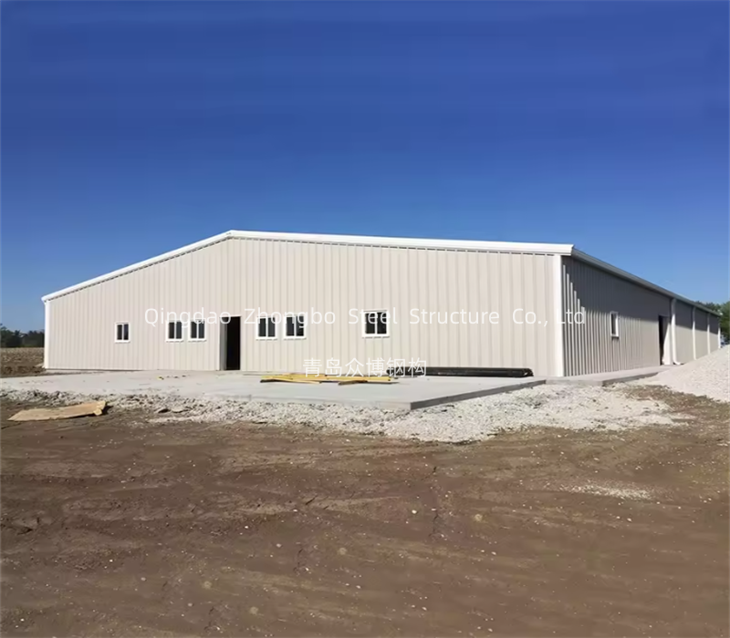 Prefabricated Industrial Factory Metal Frame Pre Engineered Modular ...