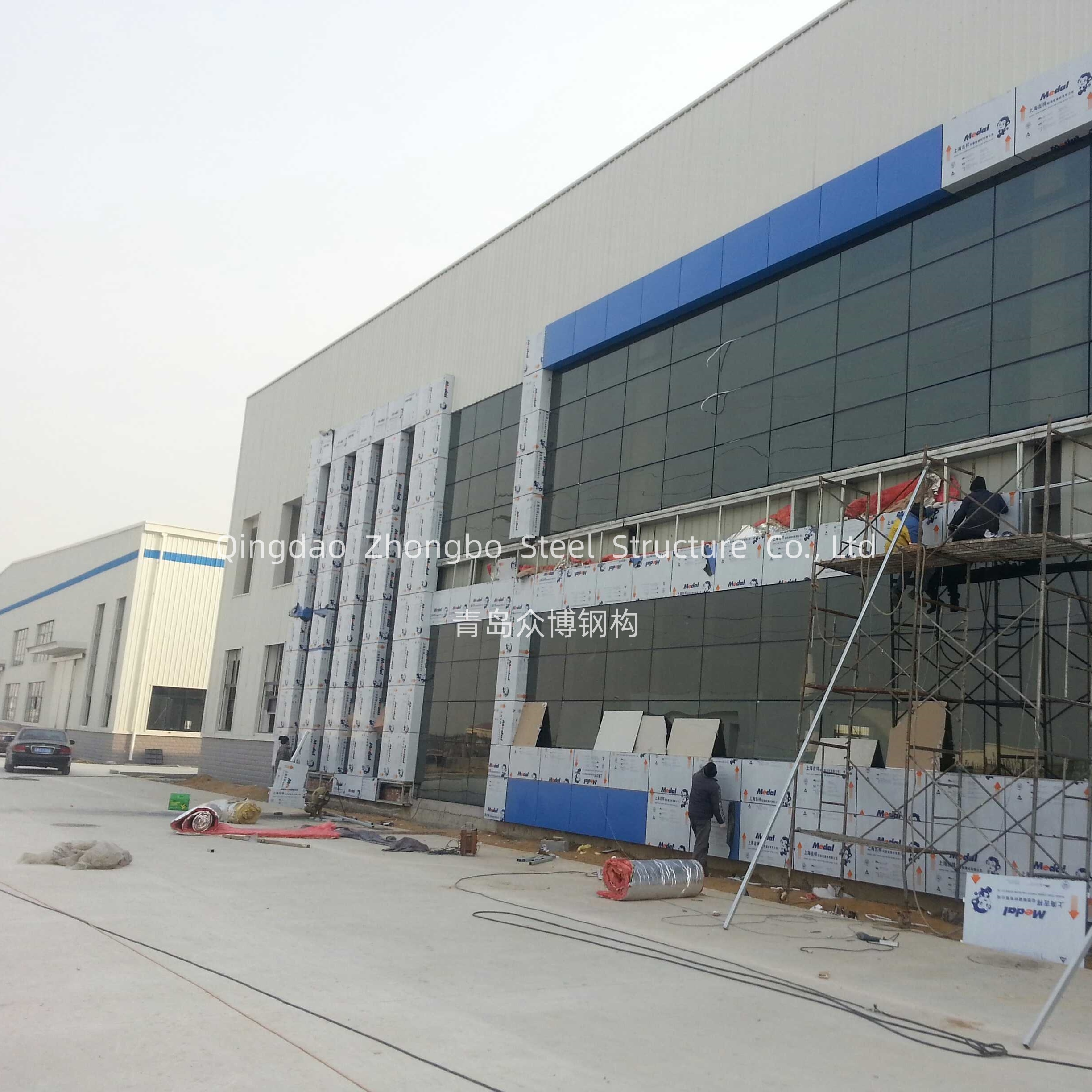 Q355 Custom Industrial Prefabricated Warehouse Workshop Factory Storage ...