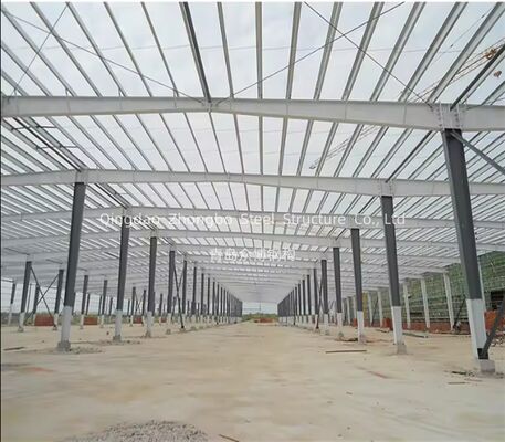 Large Prefab Steel Frames Storage Bldg Metal Structure Warehouse ...